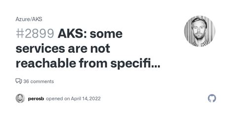 Aks Some Services Are Not Reachable From Specific Windows Node Issue Azure Aks Github