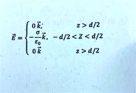 Two Parallel Infinite Non Conducting Planes Lying In The Xy Plane Are Separated By A Distance D