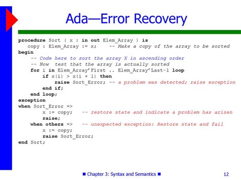 Exception Handling In Text Chapter Ppt Download