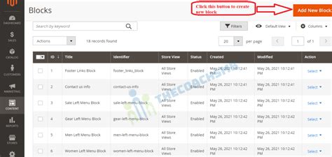 How To Create New CMS Block Or Static Block In Magento 2 TheCoachSMB