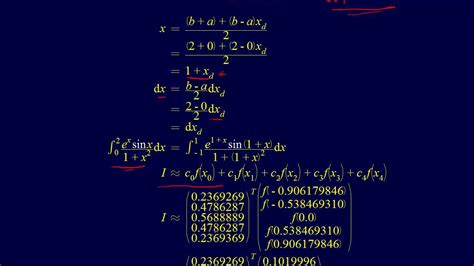 6 4 2 numerical integration and differentiation worked example 2 youtube