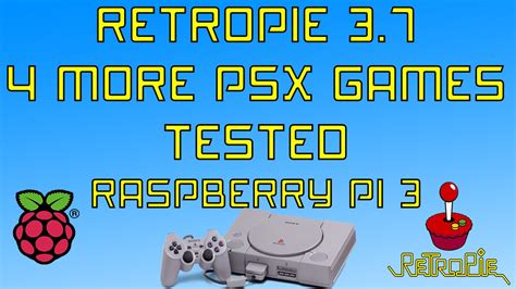 Retropie More PSX PlayStation Games Tested Raspberry Pi YouTube