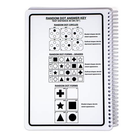 Bernell Stereo Test Book Near And Far Tests Depth Perception Tests Bernell Corporation