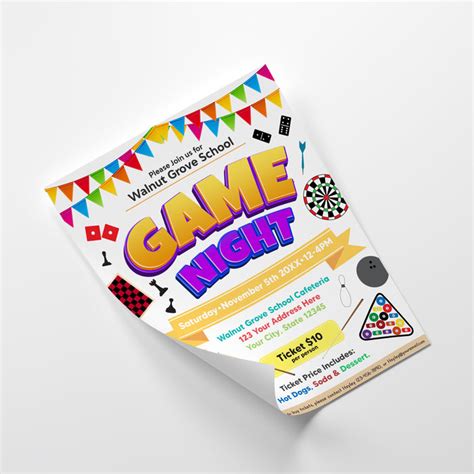 Board Game Night Flyer