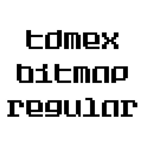 Tdmex Bitmap Regular Font Free Fonts On Creazilla Creazilla