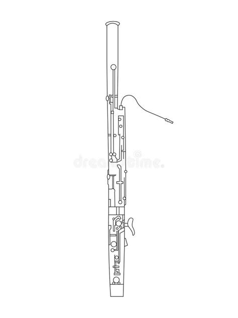 Bassoon Music Drawing Coloring Pages Animated Getdrawings Sketch Coloring Page
