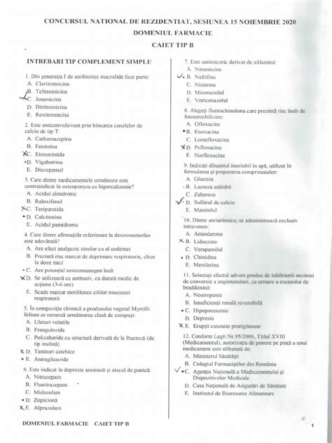 Varianta Caiet Tip B 2020 Pdf