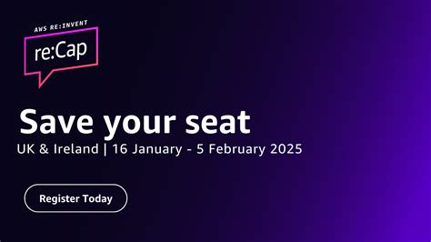 aws re invent re caps 2025 uk and ireland