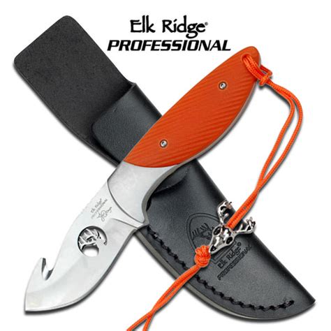 Elk Ridge Professional 7 Inch Gut Hook Fixed Blade Knife O