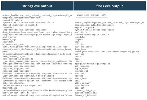 Floss For Gophers And Crabs Extracting Strings From Go And Rust