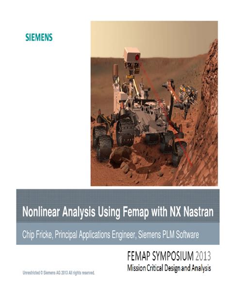 Nonlinear Analysis Using Femap With Nx Nastran Yield Engineering