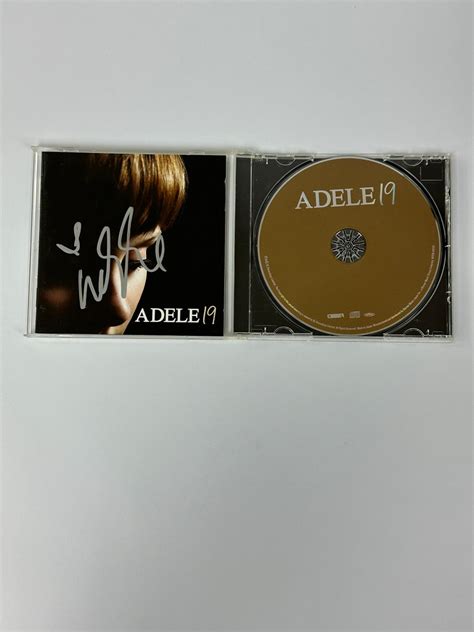 Autograph Signed Adele Cd Coa Etsy