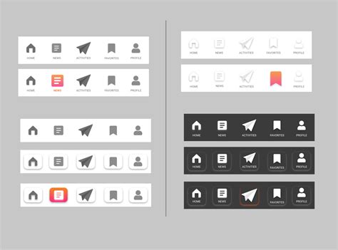 Custom Nav Bar Menu By Yann On Dribbble