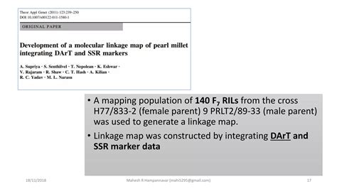 Fine Qtl Mapping A Step Towards Marker Assisted Selection Ii Pptx Genealogy And Ancestry
