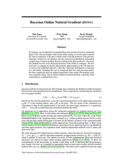 bayesian online natural gradient bong pdf bayesian inference