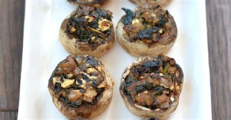 Spinach And Feta Stuffed Mushrooms To Simply Inspire
