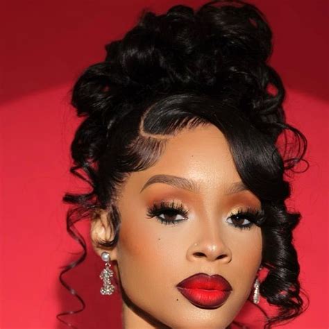 Red Lipstick Makeup Look 💋 Bhokevonn 💕 Prom Makeup Looks Red