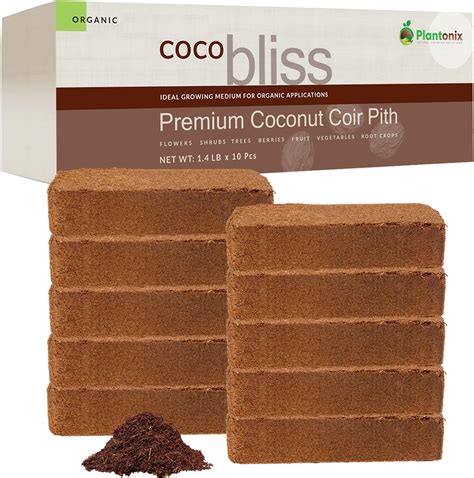 Coco Bliss Premium Coconut Coir Pith With Low Ec And Ph 100