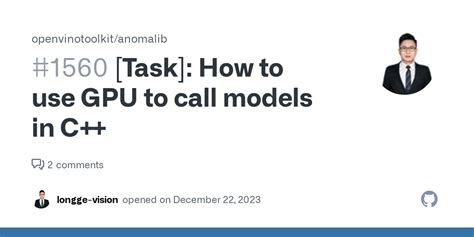 [task] how to use gpu to call models in c · issue 1560