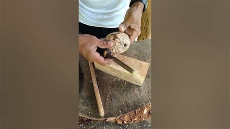 පොල් කටු හැන්දක් සාදමු 🤙🔥 Shorts Youtube