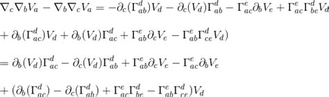 Einstein Relatively Easy Riemann Curvature Tensor Part I Derivation From Covariant Derivative