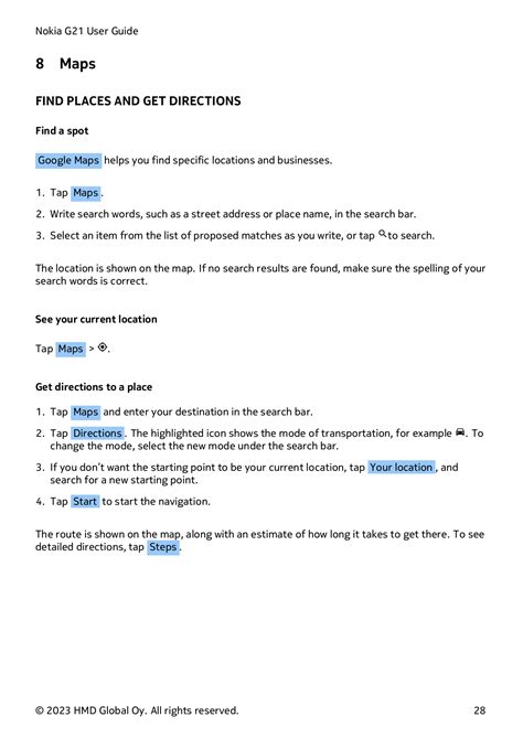 manual nokia g21 android 13 device guides