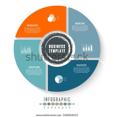 Vector Infographics Template Chart