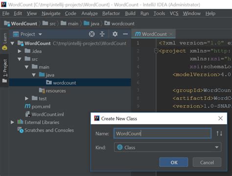 Membuat Dan Menjalankan Aplikasi Hadoop Mapreduce Dengan Intellij Idea Pada Os Windows