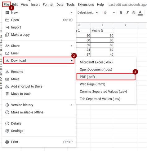 How To Convert Google Sheets To Pdf Sheets For Marketers