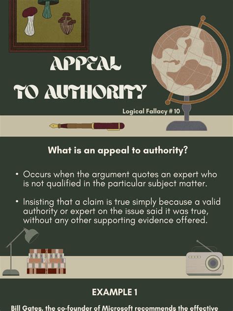 Appeal To Authorityfallacy 10 Pdf
