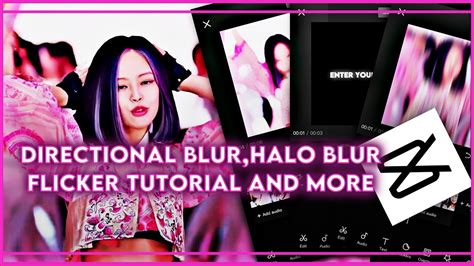 Capcut Basic Effects Directional Blur Lens Blur Warpy Text And More YouTube
