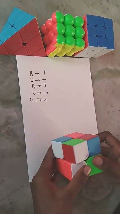 Algorithm For 2x2 Rule ⭐ Cuber Short Video Cube 💫 Youtube