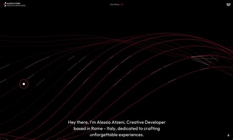 Alessio Atzeni — Portfolio 25 Css Design Awards