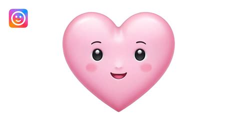 Cute Pastel Pink Heart Emoji Ai Emoji Generator
