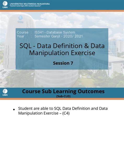 sql data definition and data manipulation exercise pdf sql