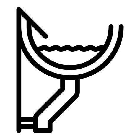 Downspout Gutter Icon Outline Style 15667346 Vector Art At Vecteezy