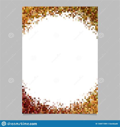 Geometric Abstract Rectangle Brochure Design Template Gradient Page Background Stock Vector