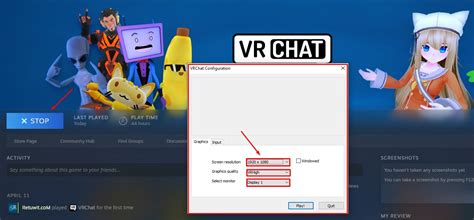 cara mengubah resolusi layar game vr chat steam retuwit