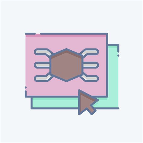 Icon Software Related To 3d Visualization Symbol Doodle Style Simple Design Editable Simple