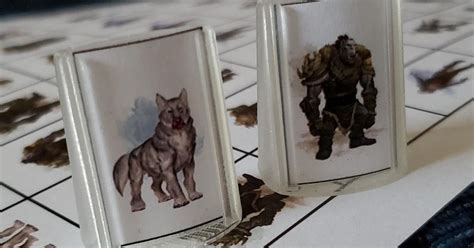 Tabletop RPG Creature Tokens By Mike Sander Download Free STL Model Printables Com