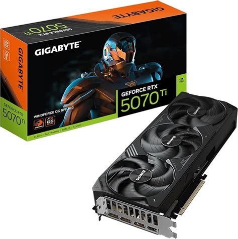 Amazon.com: GIGABYTE GeForce RTX 5070 Ti WINDFORCE OC SFF 16G Graphics ...
