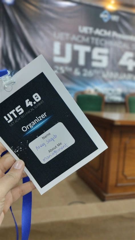 Areej Saqib On Linkedin Acm Uts4 Uetechnicalsummit