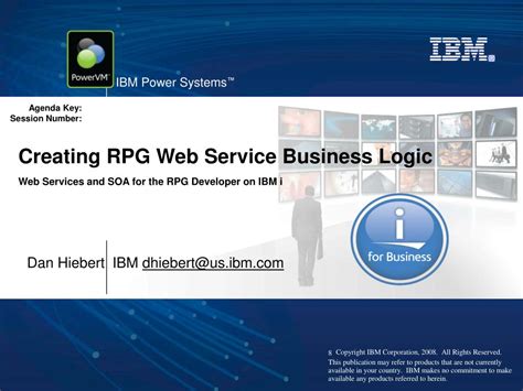 PPT Web Services And SOA For The RPG Developer On IBM I IBM Integrated Web Services For I