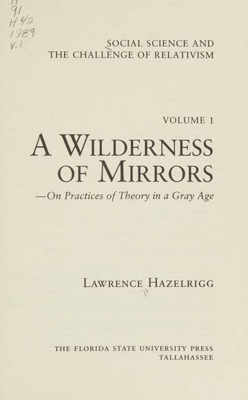 Social Science And The Challenge Of Relativism Hazelrigg Lawrence E