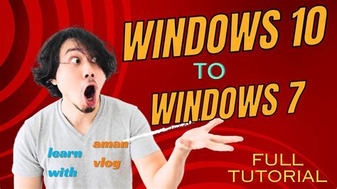 How To Install Windows 7 Full Tutorial ኮምፒዉተራችንን ከ ዊንዶዉ 10 ወደ ዊንዶዉ 7 አቀያየር ሙሉ Video Youtube