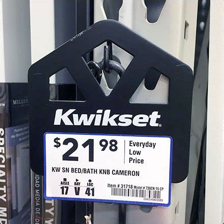 Kwikset Creates Catchy Loop Hook Strip Merchandiser Fixtures Close Up