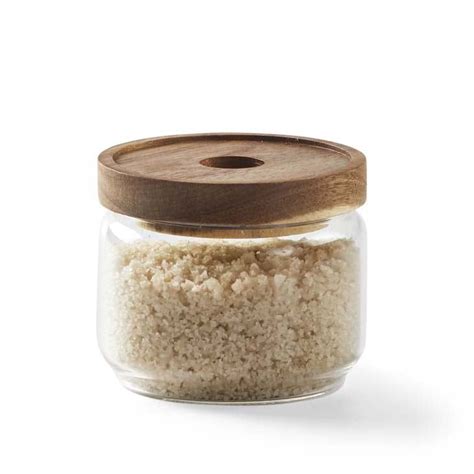 Better Homes And Gardens Glass Food Storage Jar Set With Acacia Wood Lids