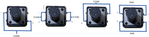 Microcontroller Connecting Push Buttons With ESP With Common Pin Electrical