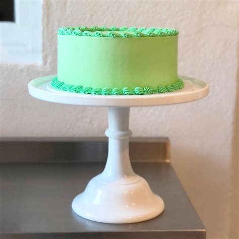 Fully Iced Custom Colour Butter Cream Cake With Piping Pre Order
