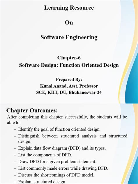 ch 06 function oriented design pptx pdf computing computer